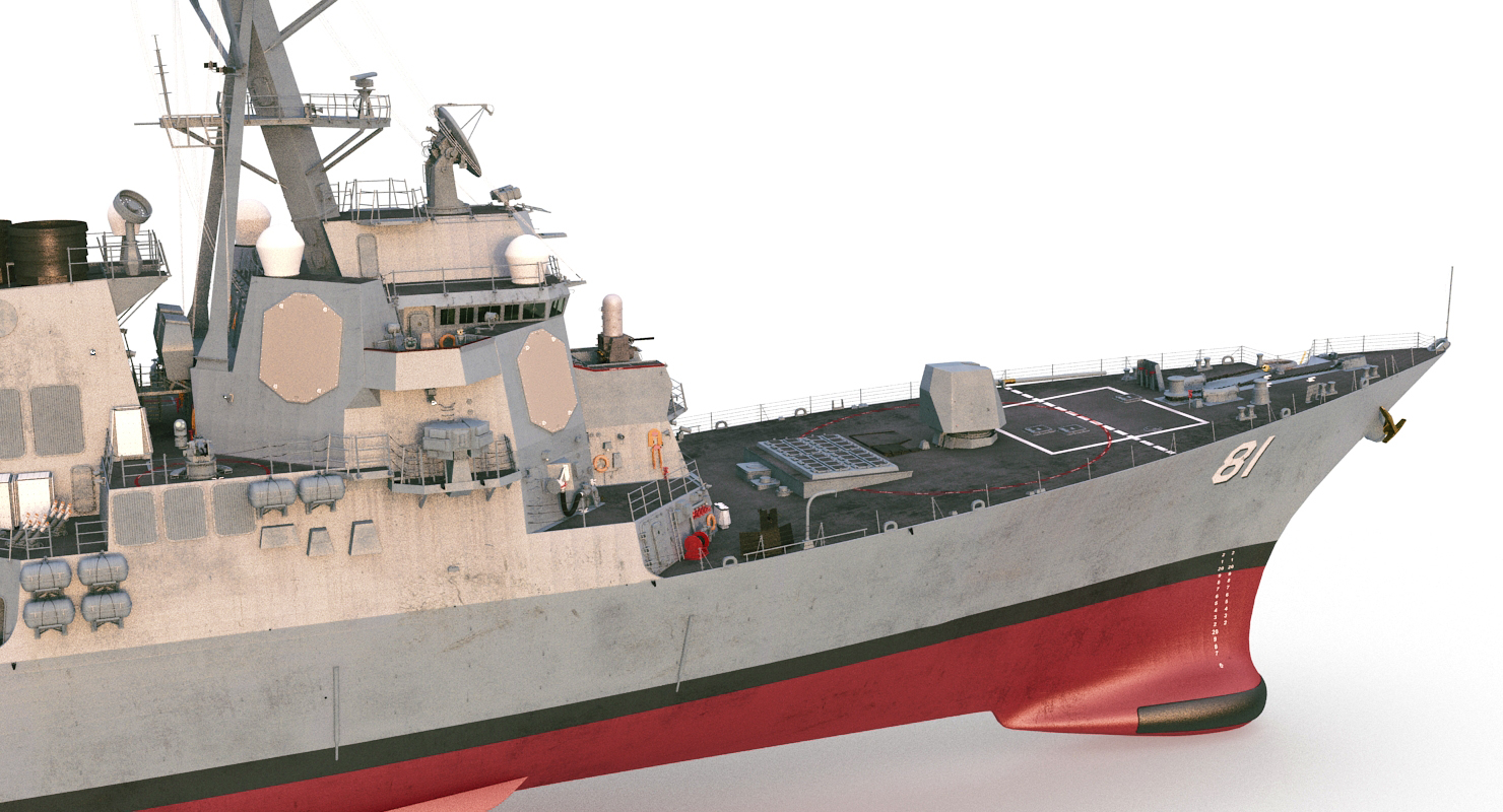 3D uss winston s churchill - TurboSquid 1355164