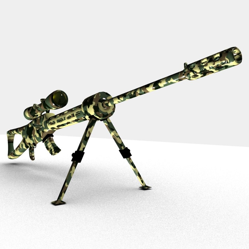 3D sniper rifle model - TurboSquid 1355181