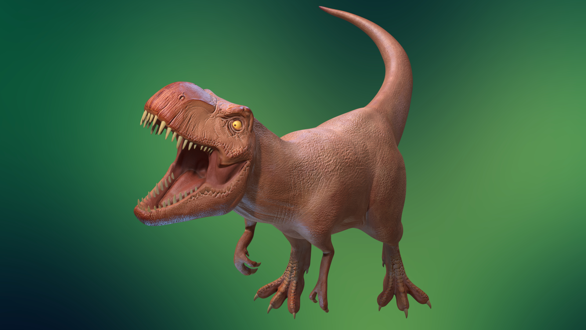 T Rex low 폴리 AR VR 모바일 3D 모델 - TurboSquid 1355284