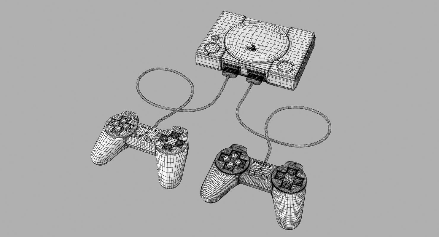 3D playstation classic - TurboSquid 1355392