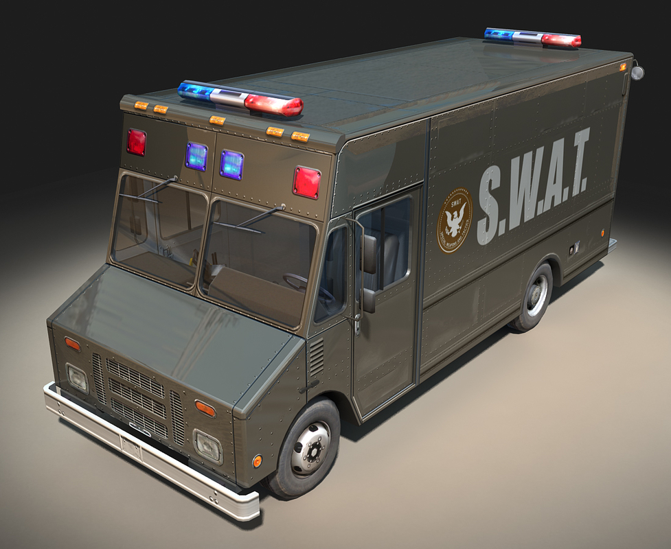 Step van swat cars model - TurboSquid 1355440