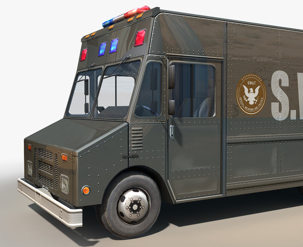 Step van swat cars model - TurboSquid 1355440