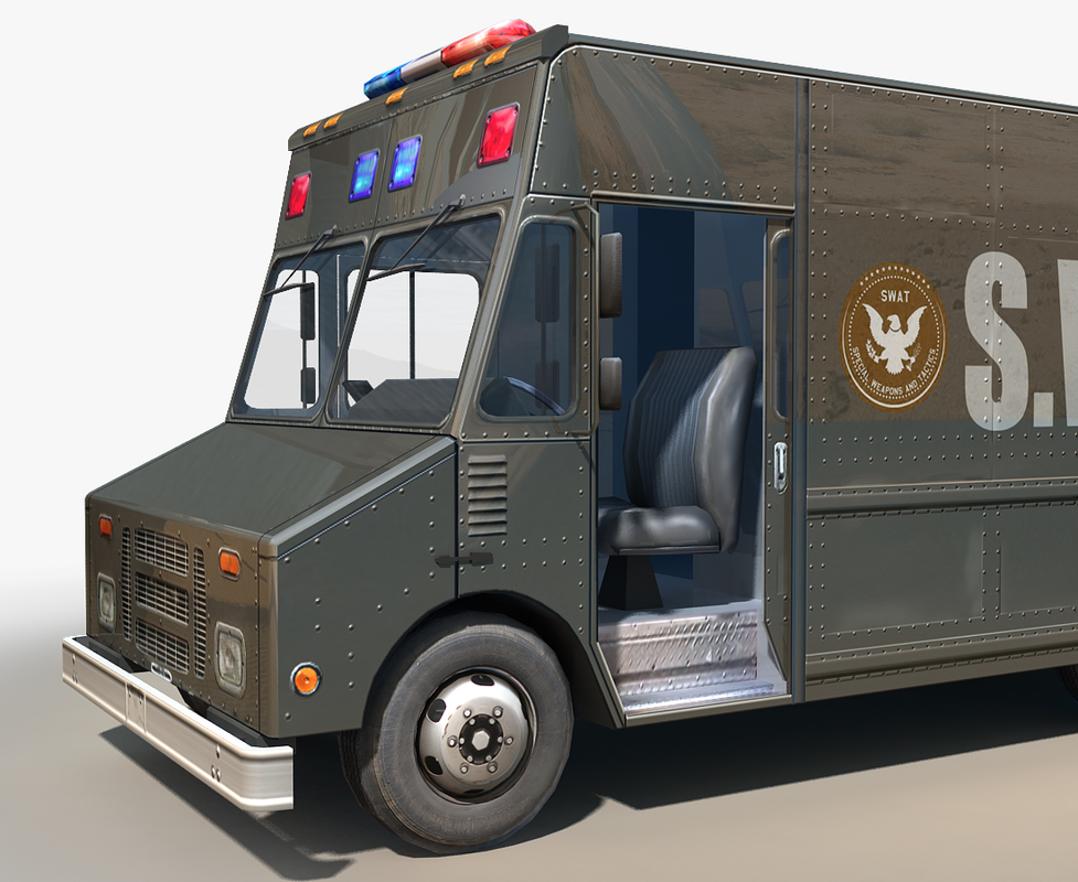 Step van swat cars model - TurboSquid 1355440