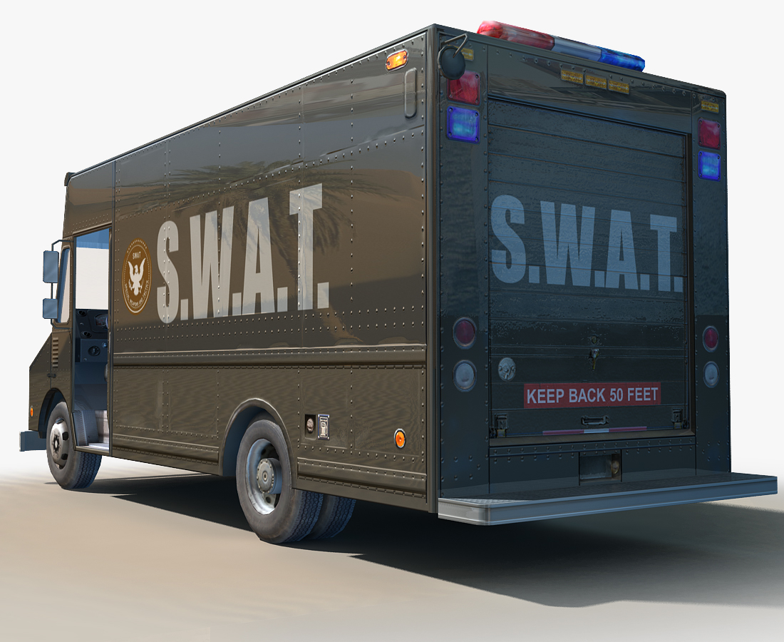 Step van swat cars model - TurboSquid 1355440