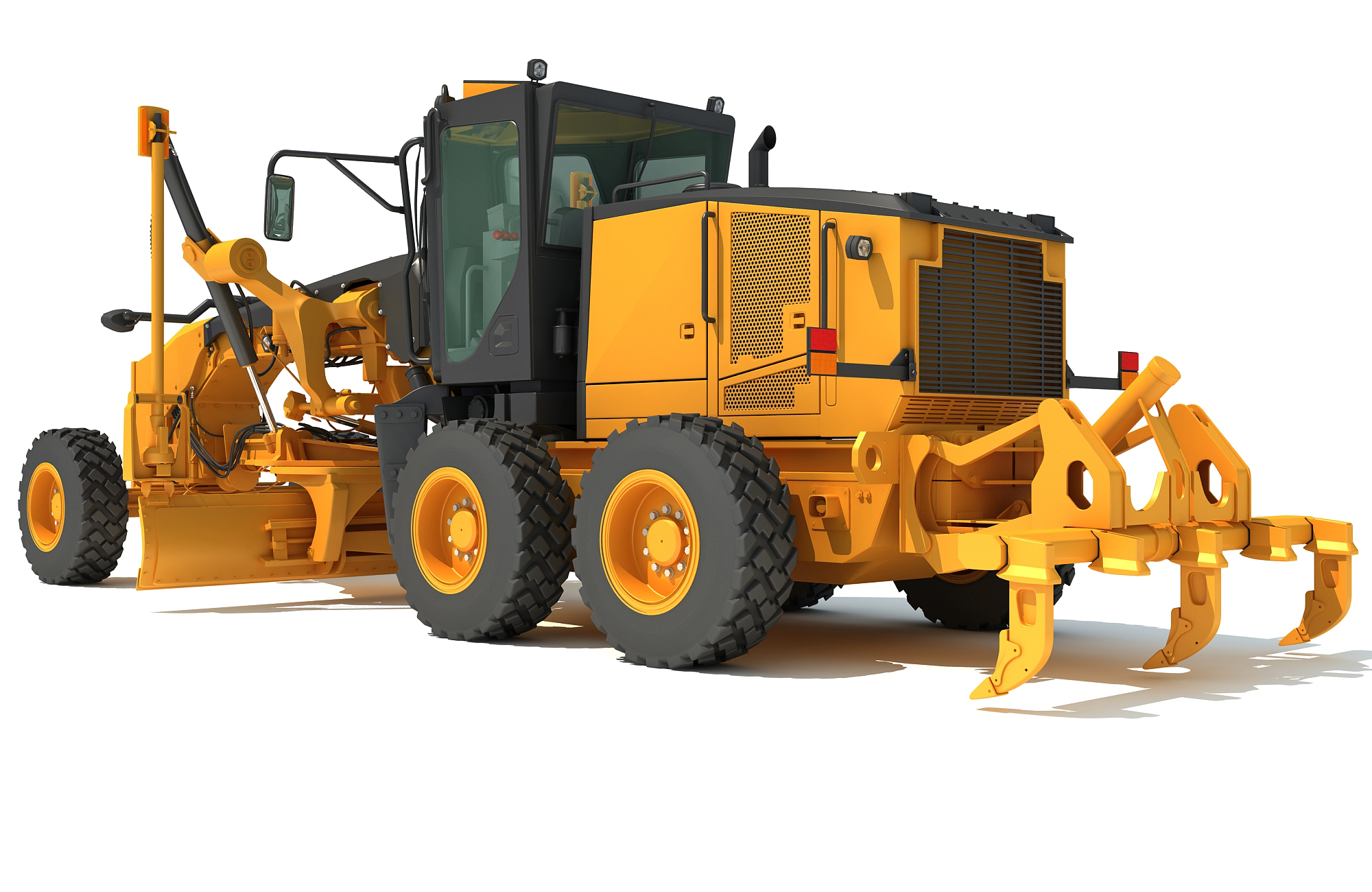 3D motor grader model - TurboSquid 1355462