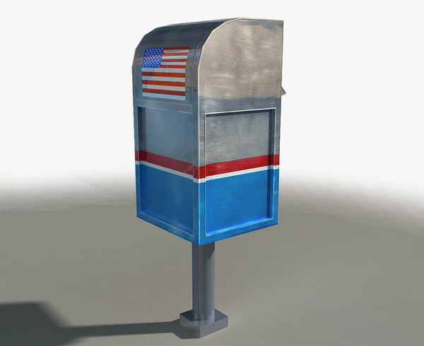 GENERIC Mail Box (미국 스타일) 3D 모델 - TurboSquid 1355452