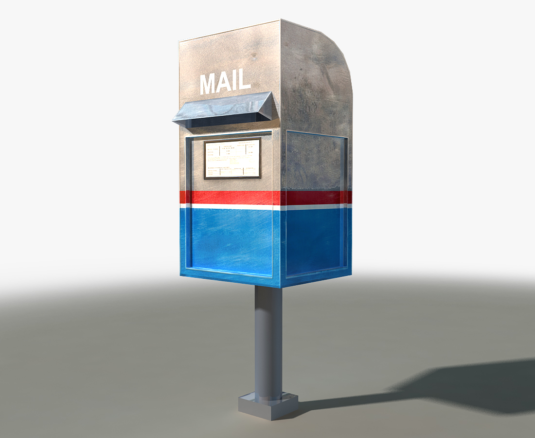 3D generic mail box style - TurboSquid 1355452