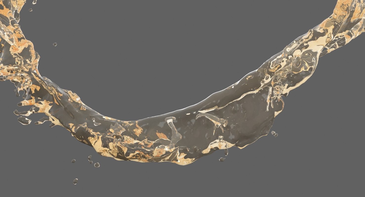 3D liquid flow realflow water model - TurboSquid 1355482