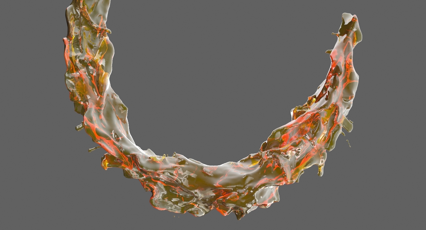 3D model liquid flow realflow water - TurboSquid 1355485