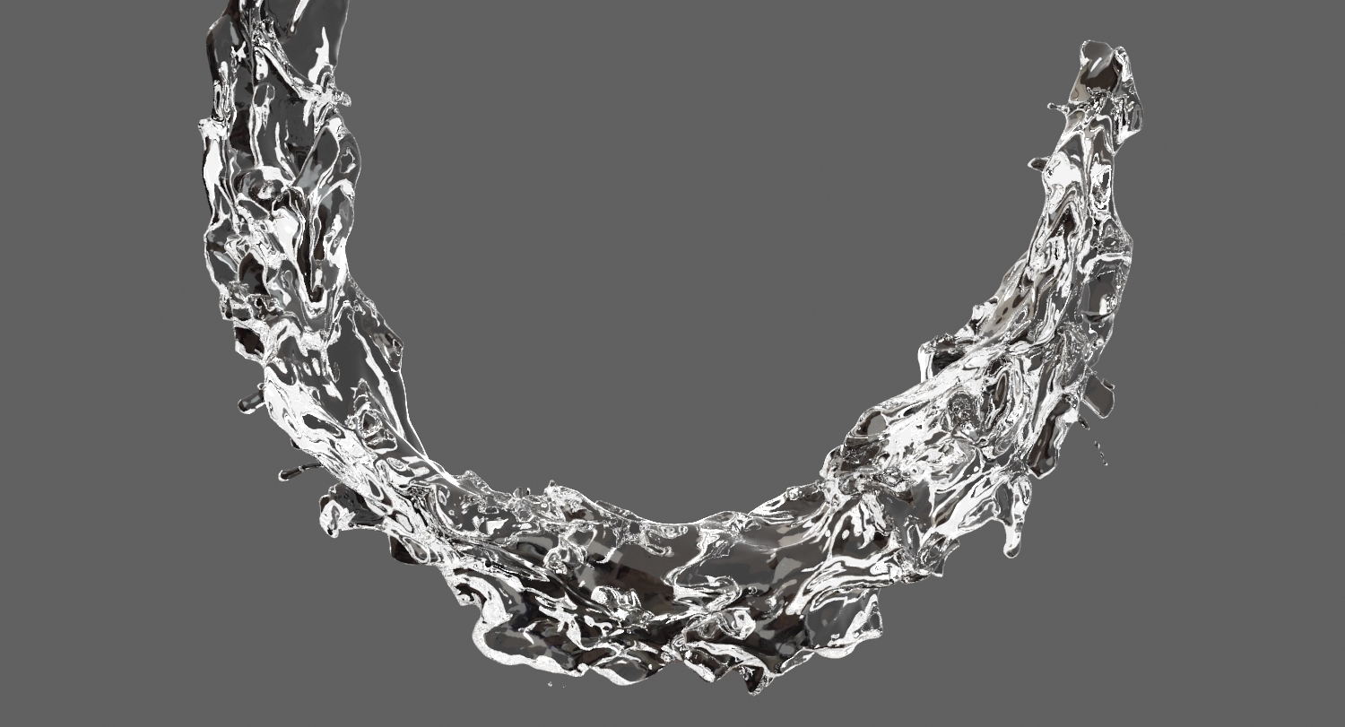 3D model liquid flow realflow water - TurboSquid 1355485