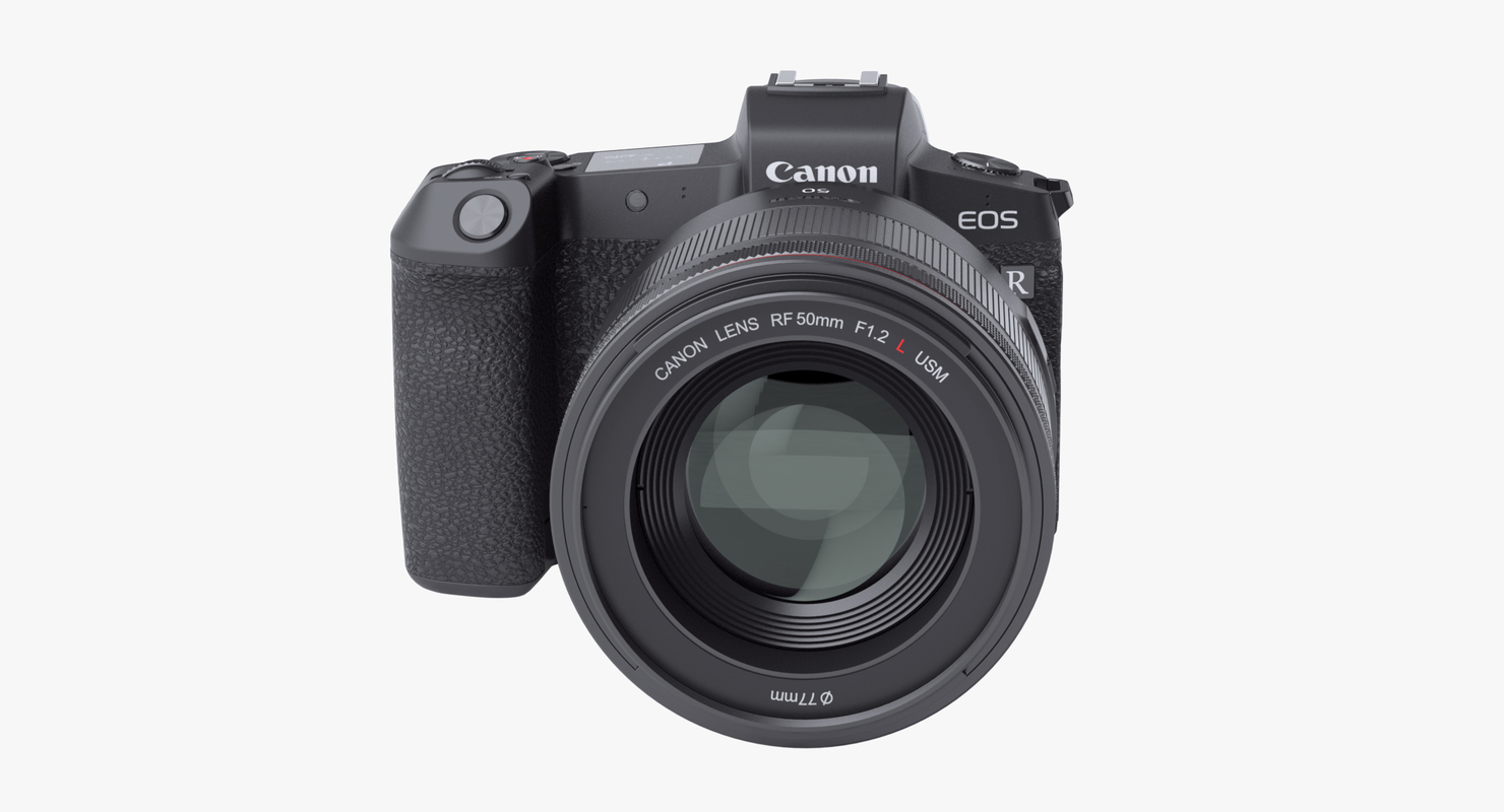 Photoreal canon eos r 3D model - TurboSquid 1355509