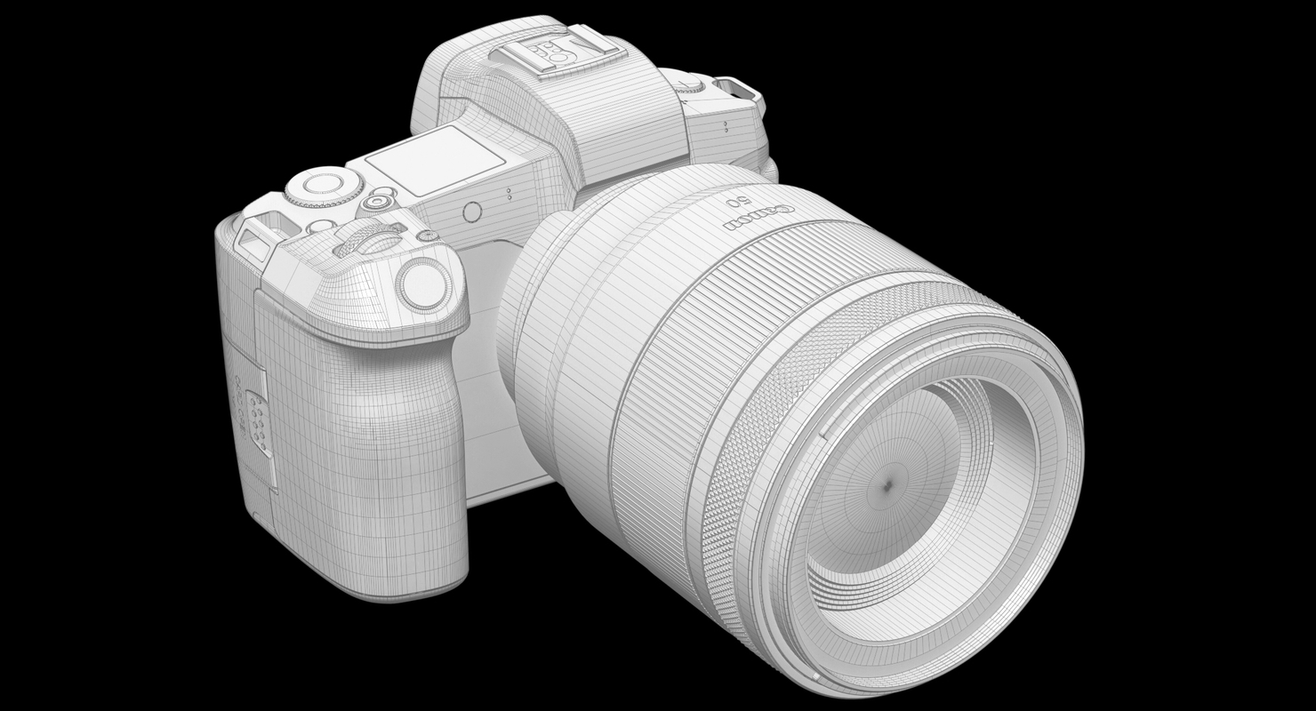 Photoreal canon eos r 3D model - TurboSquid 1355509