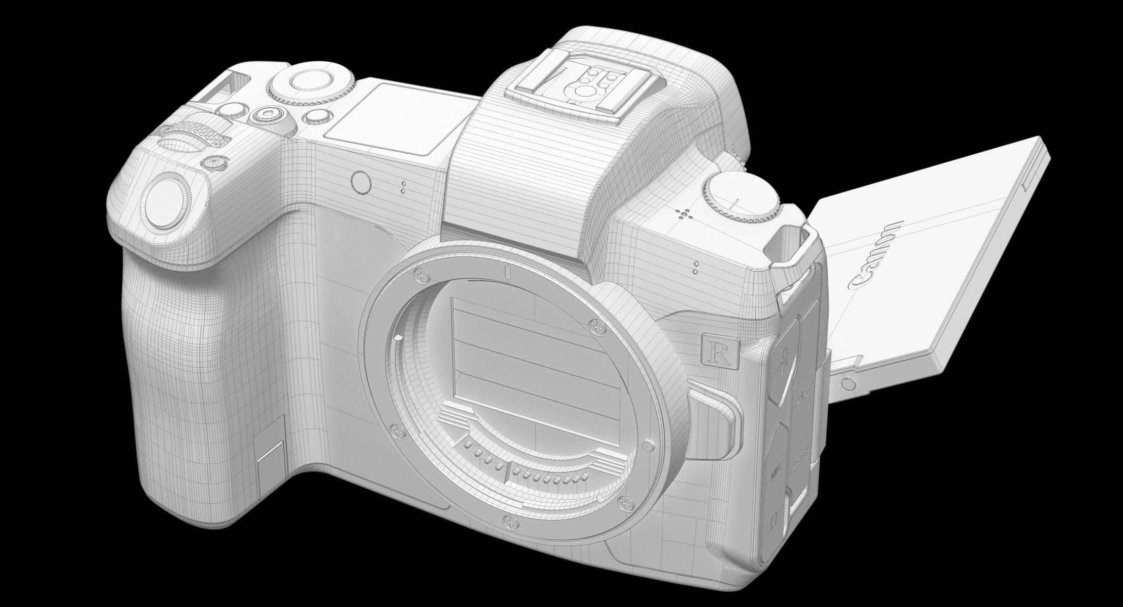 Photoreal canon eos r 3D model - TurboSquid 1355509