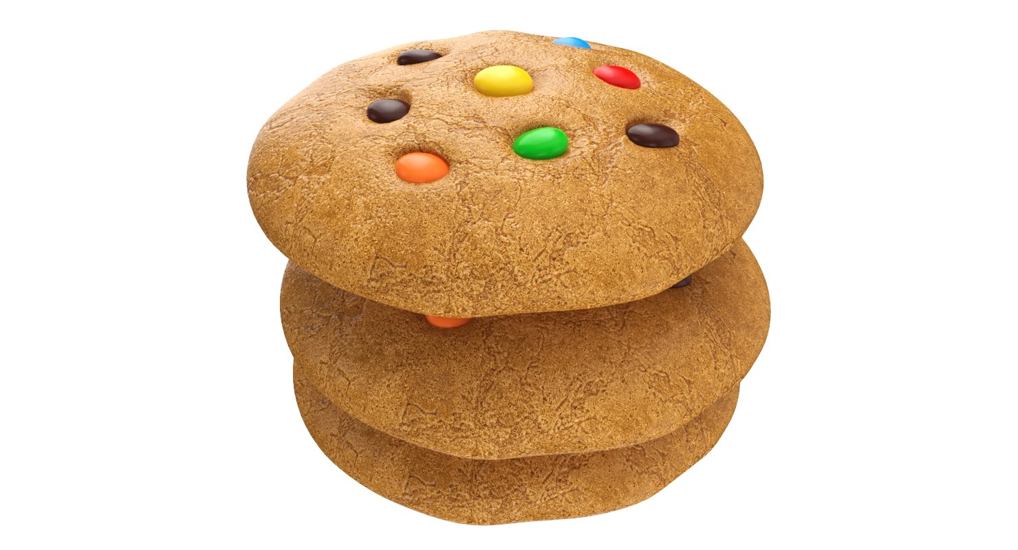Cookie modeled 3D - TurboSquid 1355526