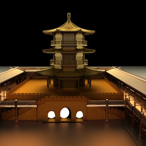 Free 3D Japanese-Temple Models | TurboSquid