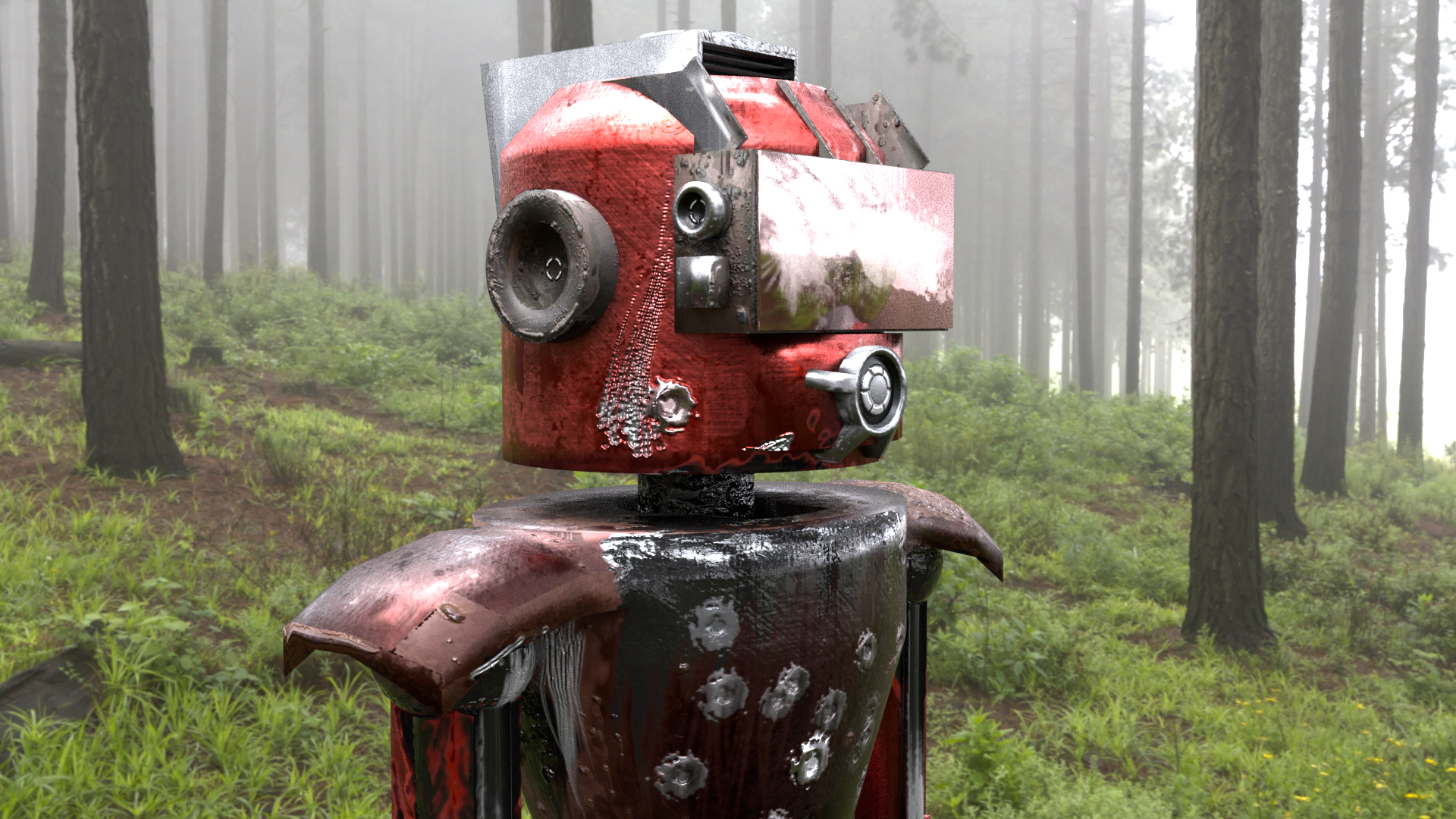 Blender robot 3D model - TurboSquid 1355909