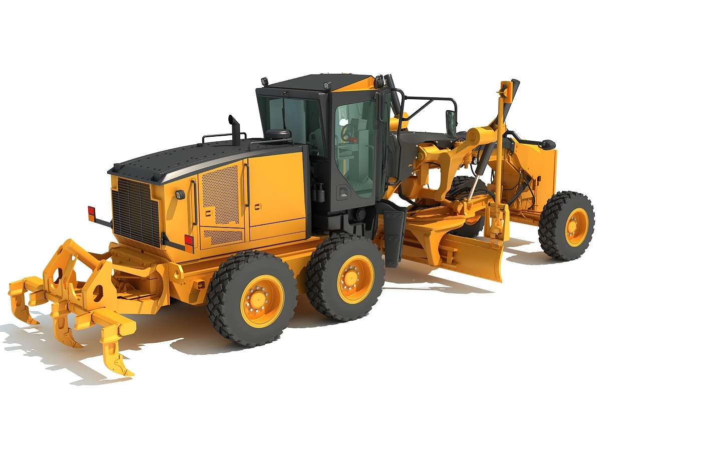 3D motor grader model - TurboSquid 1355462