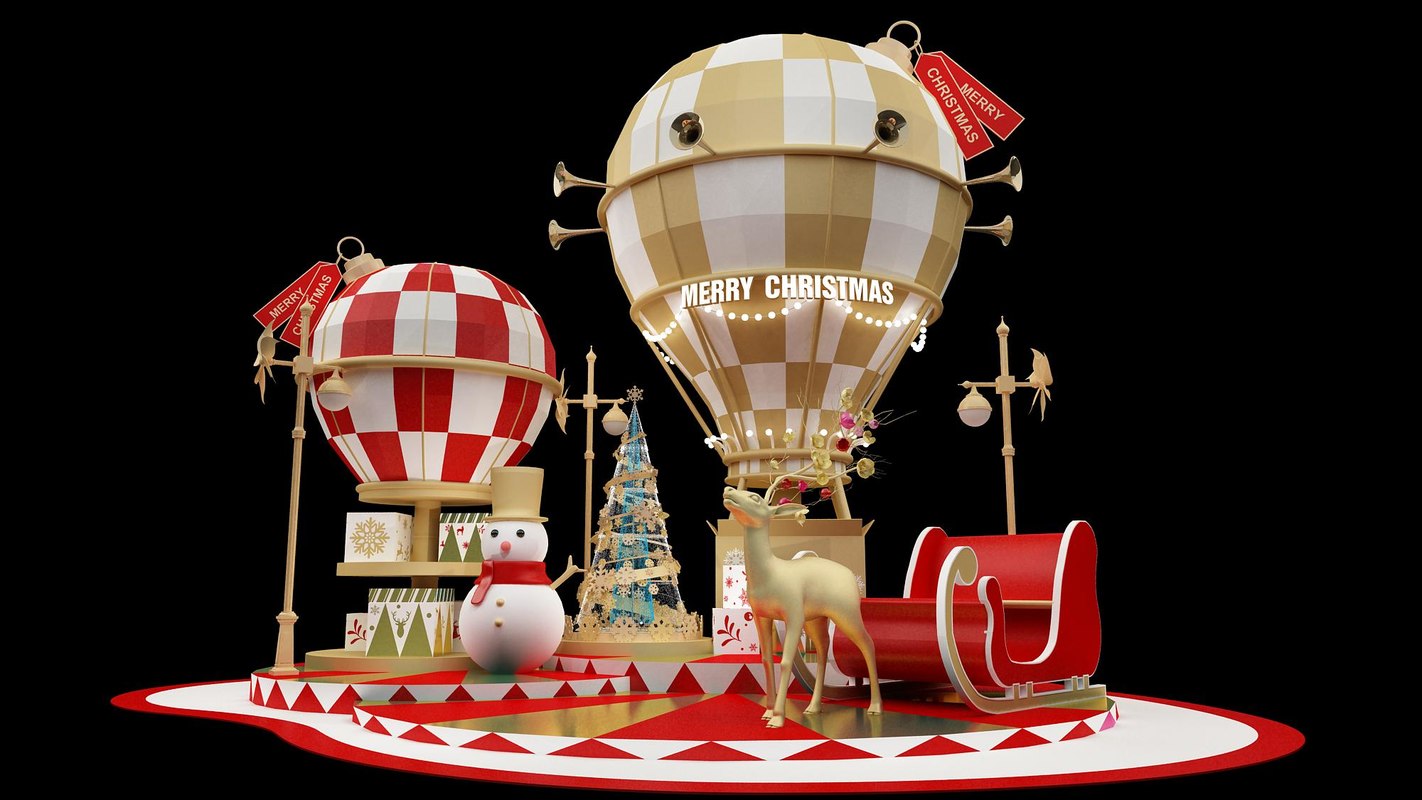 3D christmas model - TurboSquid 1355752