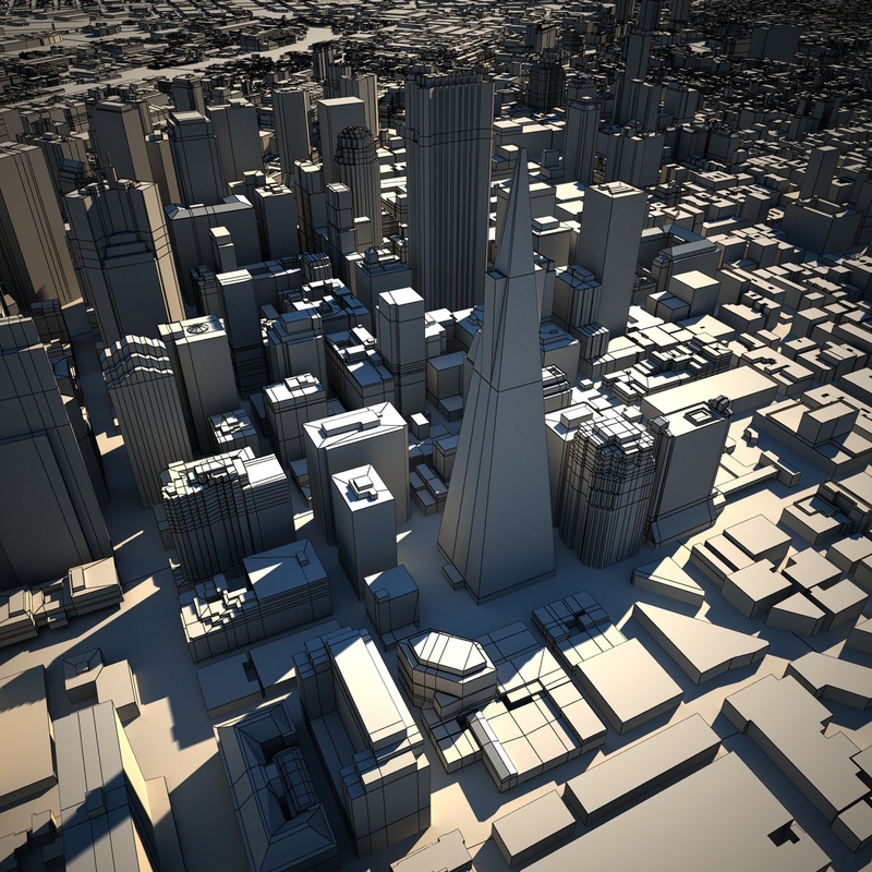 modèle 3D de San Francisco Skyline Pack - TurboSquid 1355711