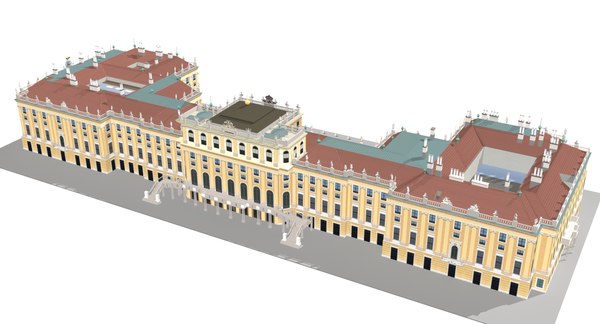 Schloss Schönbrunn Wien 3D-Modell - TurboSquid 1356204