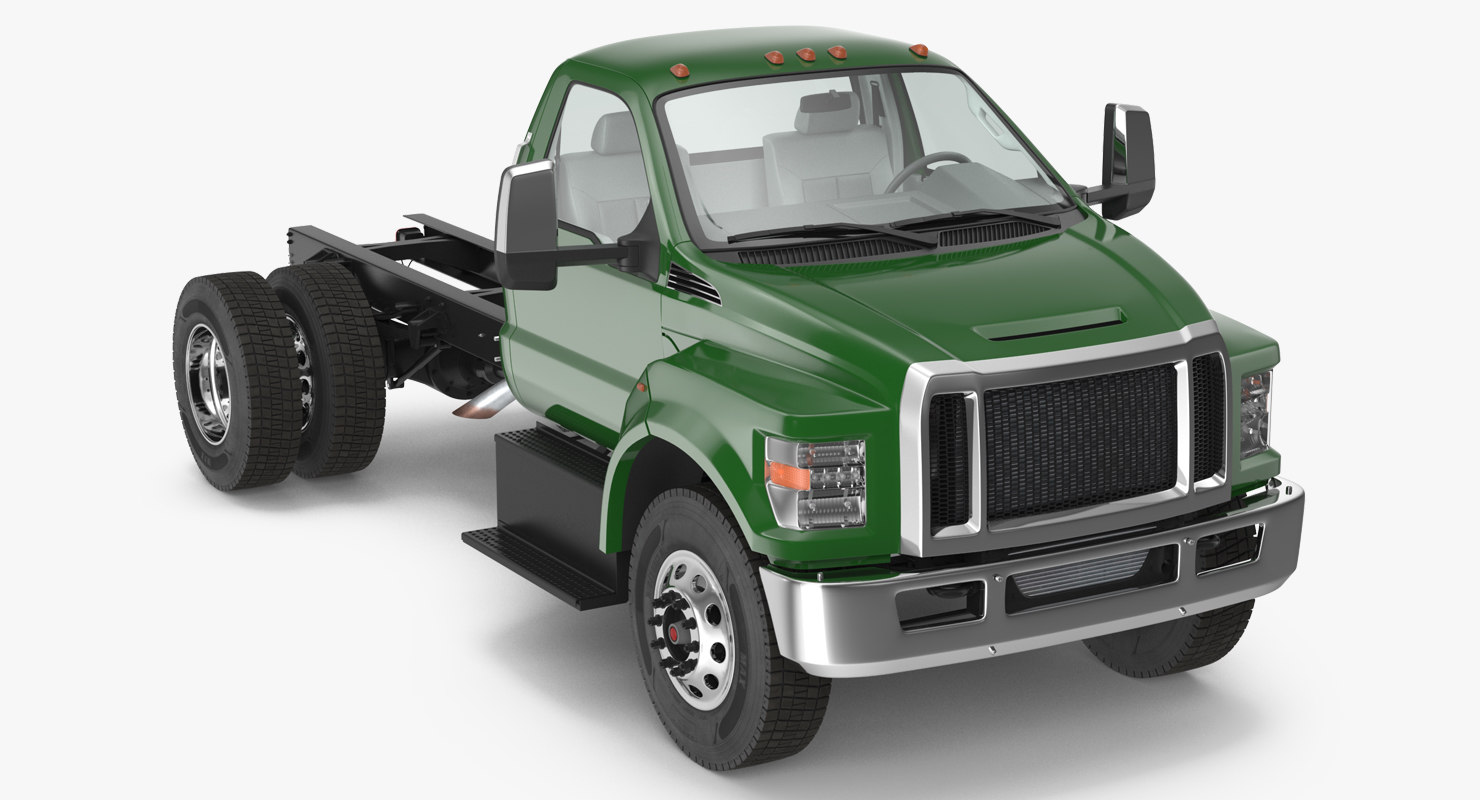 Crew cab chassis truck 3D model - TurboSquid 1356435