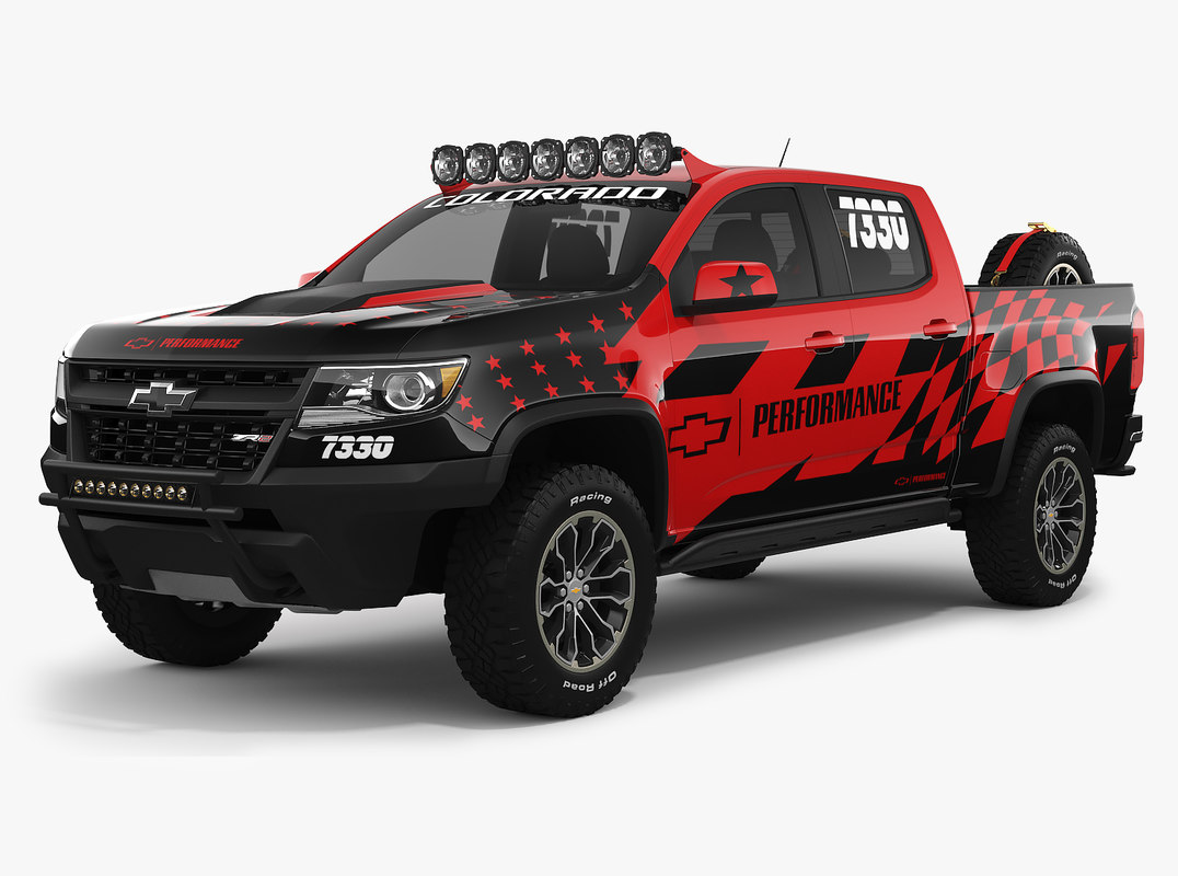 3D chevrolet colorado zr2 2018 model - TurboSquid 1319252