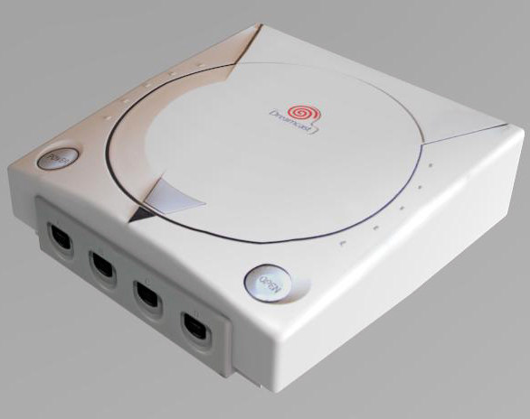 Sega dreamcast model - TurboSquid 1356398