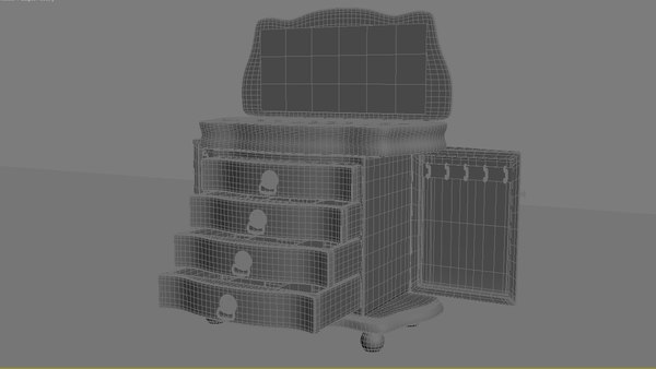 Jewelry box 3D model - TurboSquid 1356410