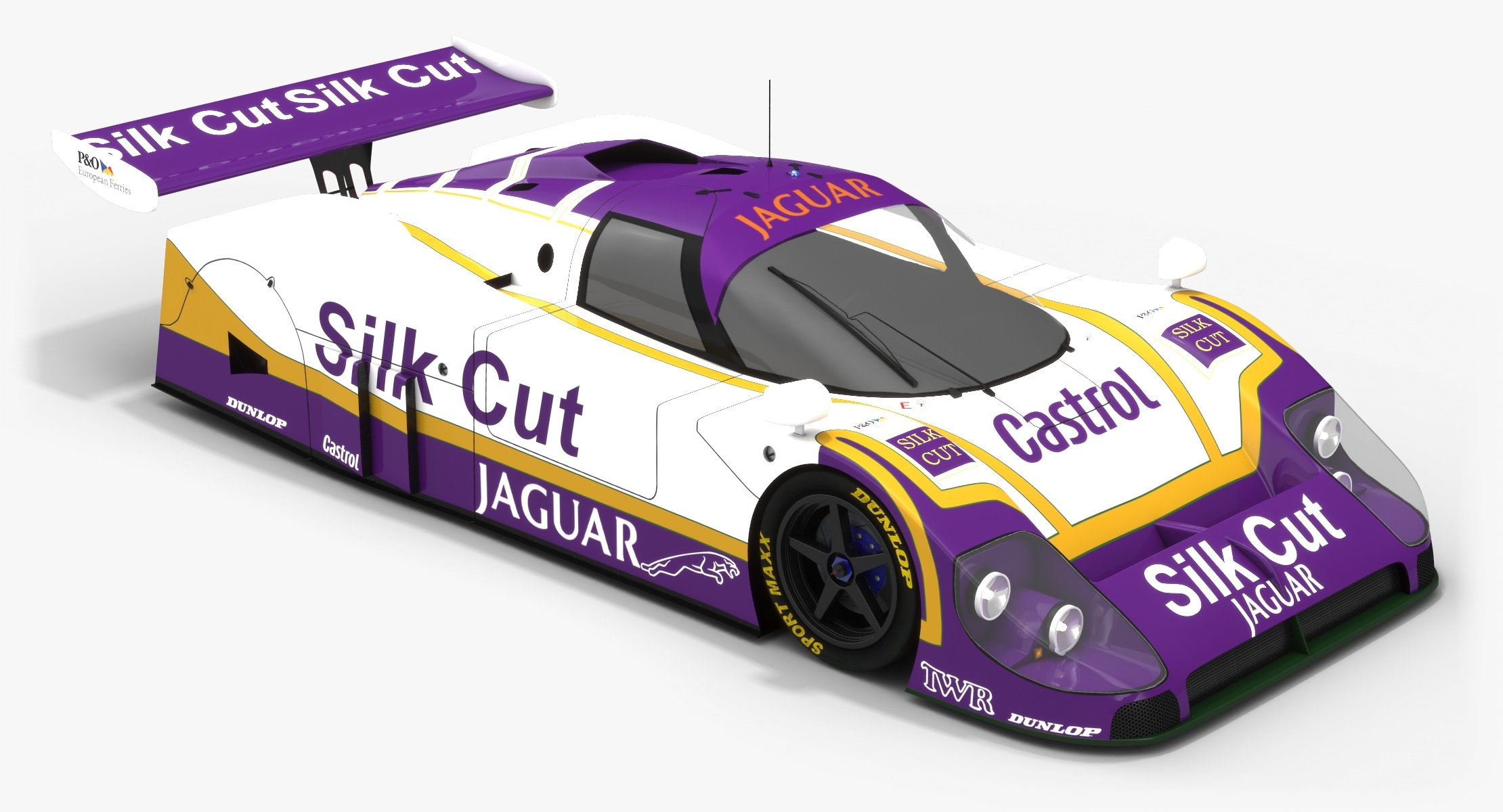 Xjr-9lm xjr-9 race car 3D model - TurboSquid 1356474