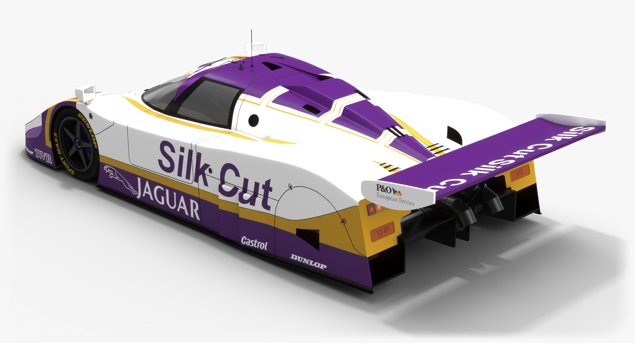 Xjr-9lm xjr-9 race car 3D model - TurboSquid 1356474