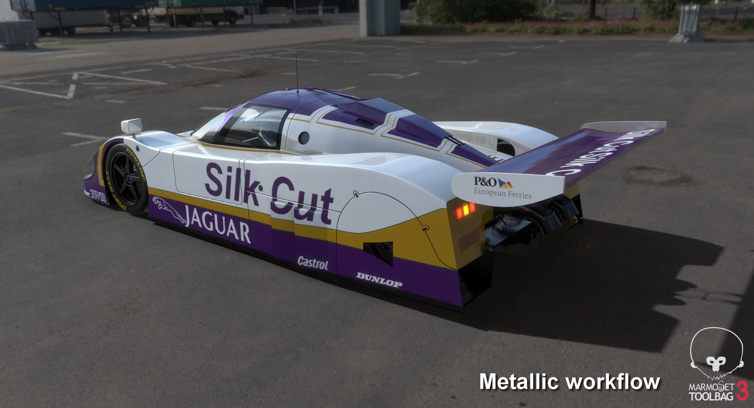 Xjr-9lm xjr-9 race car 3D model - TurboSquid 1356474