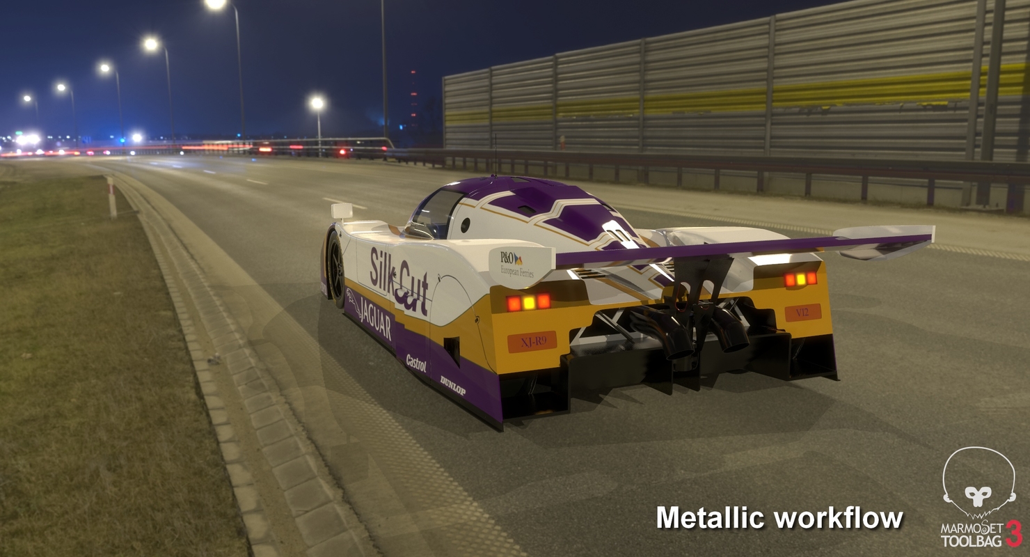 Xjr-9lm xjr-9 race car 3D model - TurboSquid 1356474