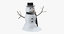 Snowmen snowballs 3D model - TurboSquid 1356542