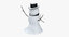 Snowmen snowballs 3D model - TurboSquid 1356542