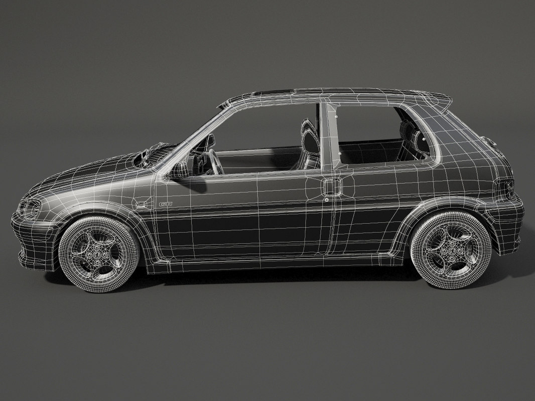 Peugeot 106 Gti 3D-Modell - TurboSquid 1351308