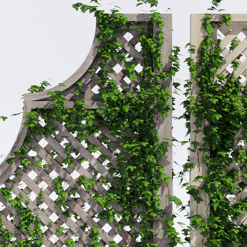 3D trellises planters model - TurboSquid 1356647