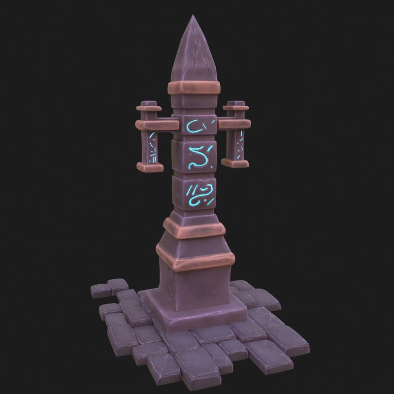 3D model obelisk bricks - TurboSquid 1356694