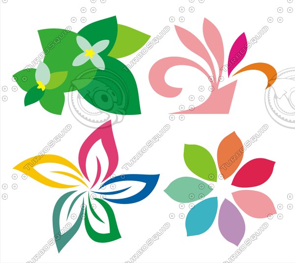 Shapes Encapsulated Postscript flower symbol blossom