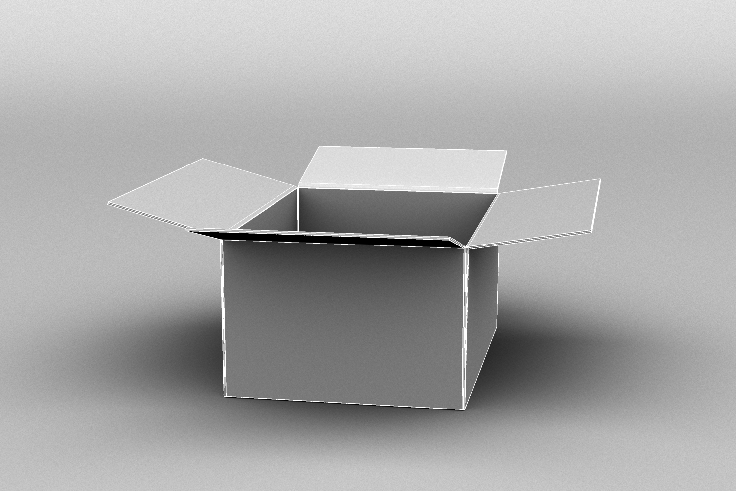 Box cardboard c 3D model - TurboSquid 1357074