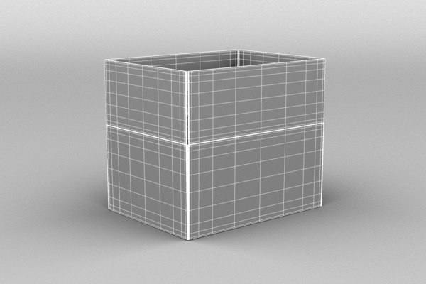 Box cardboard c 3D model - TurboSquid 1357074