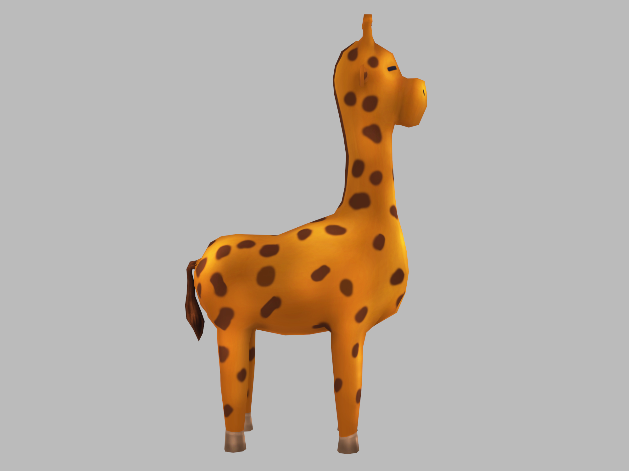 Cartoon giraffe 3D model - TurboSquid 1357083