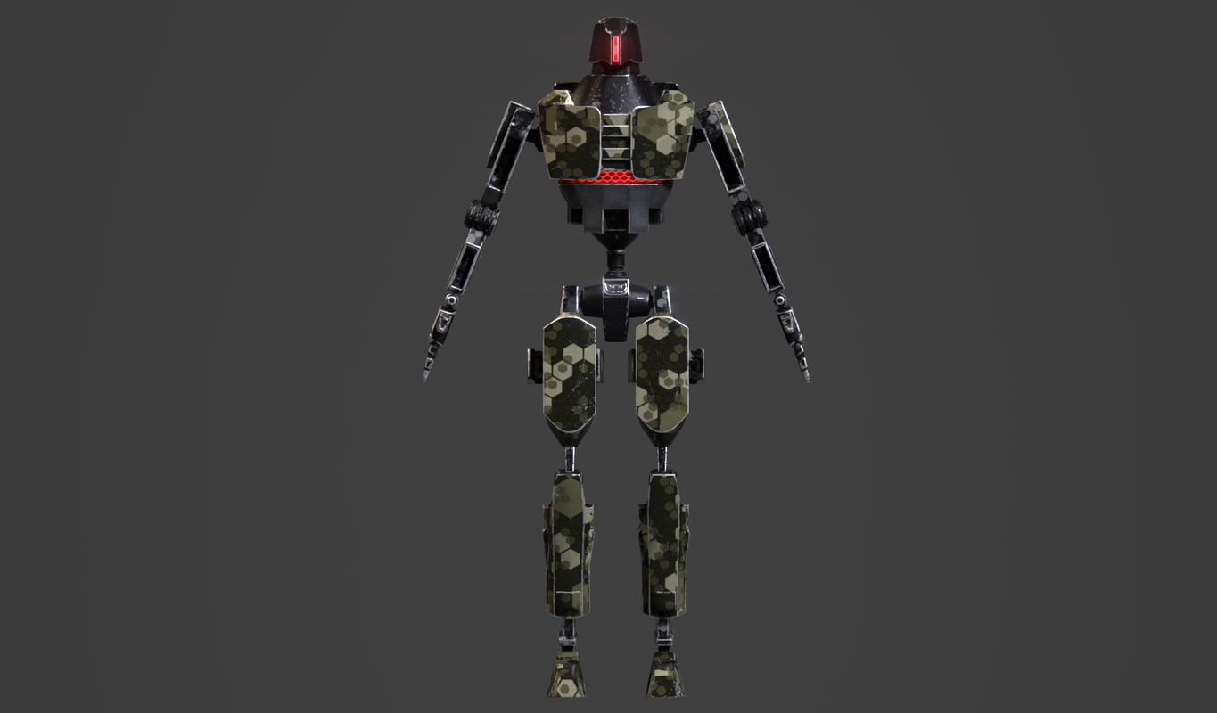 Elite assault droid model - TurboSquid 1356833