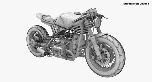 Ural cafe racer 02 3D - TurboSquid 1357123