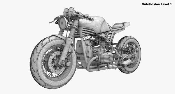 Ural cafe racer 02 3D - TurboSquid 1357123