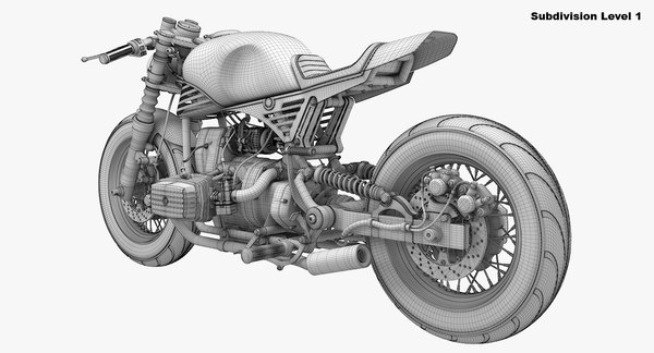 Ural cafe racer 02 3D - TurboSquid 1357123