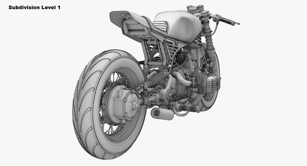 Ural cafe racer 02 3D - TurboSquid 1357123