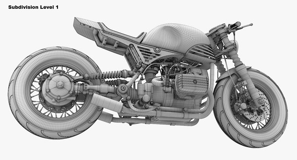 Ural cafe racer 02 3D - TurboSquid 1357123