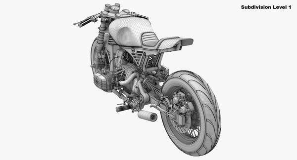 Ural cafe racer 02 3D - TurboSquid 1357123