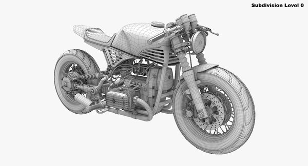 Ural cafe racer 02 3D - TurboSquid 1357123