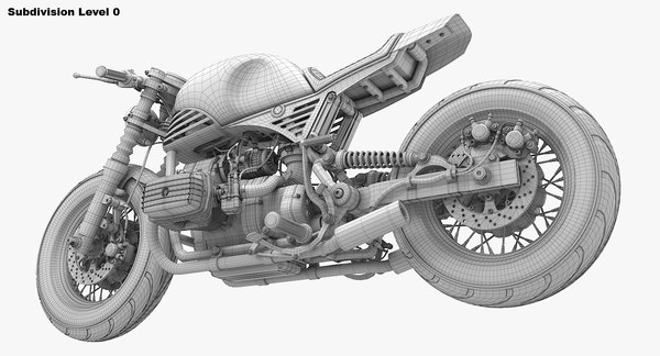 Ural cafe racer 02 3D - TurboSquid 1357123